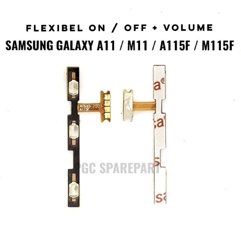 Jual Original Flexibel Konektor Volume Power On Off Samsung Galaxy A11 - M11 - A115F - M115F ...