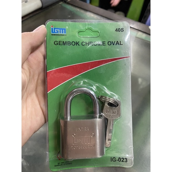 Jual TERMURAH IGM 40MM 40S GEMBOK BESI LEHER PENDEK KUNCI PINTU RUMAH PAGAR | Shopee Indonesia