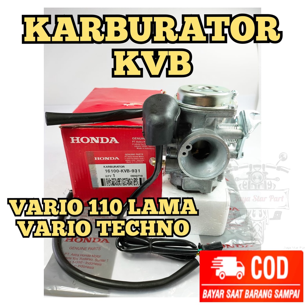 Jual ORI KARBURATOR HONDA KVB ORIGINAL ASLI KEIHIN PRESISI SIAP PASANG VARIO 110 LAMA / VARIO ...
