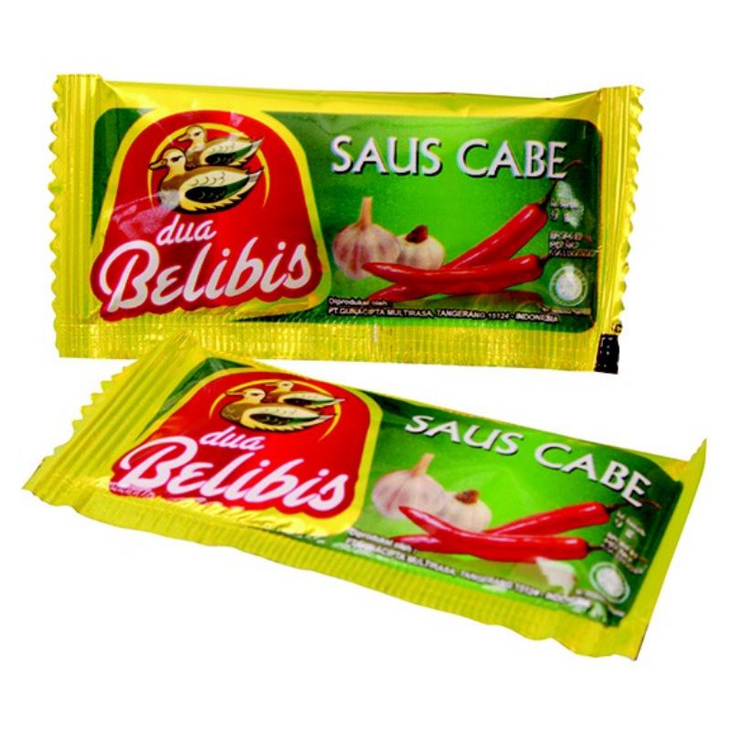 Jual Saus Sambal/Cabe Dua Belibis Sachet isi 24 pcs | Shopee Indonesia