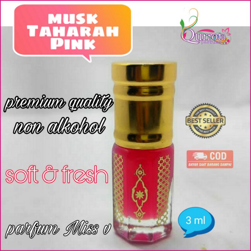 Jual misk taharahPink||taharoh 3 ML/parfum Miss v | Shopee Indonesia