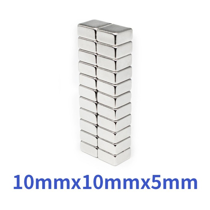 Jual A234 MAGNET NEODYMIUM 10X10X5MM N52 | Shopee Indonesia