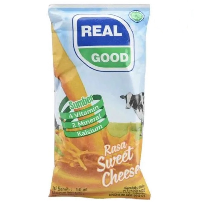 Jual REAL GOOD SUSU BANTAL UHT 50ml MINI COKELAT STRAWBERRY CHEESE ...