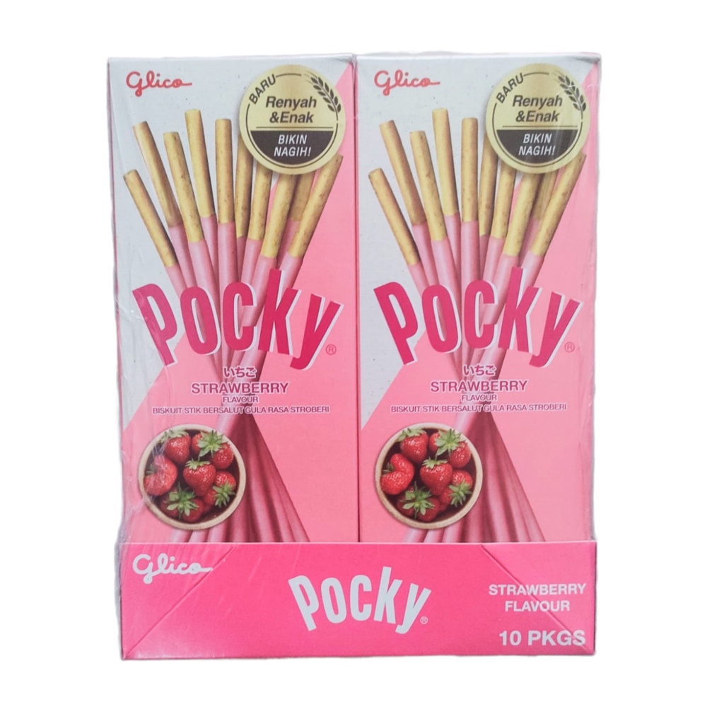 Jual Glico Pocky Mini 22gram Snack Coklat Strawberry[Nisadkc] | Shopee ...