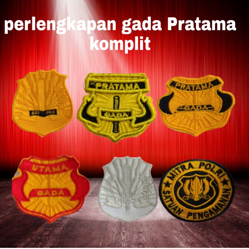 Jual Bordir Logo Satpam Logo Security Gada Pratama Gada Madya Gada ...
