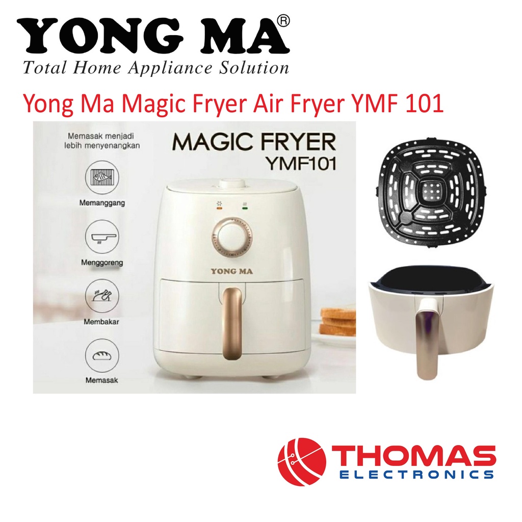 Jual Yong Ma Magic Fryer Air fryer YMF 101 Alat Masak Sehat Tanpa Minyak | Shopee Indonesia