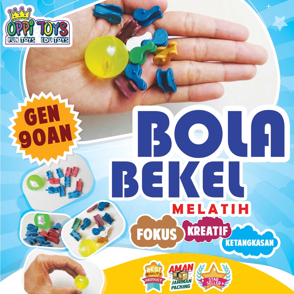 Jual Mainan Jadul Bola Bekel Plastik - Bola Bekel Anak - Mainan ...