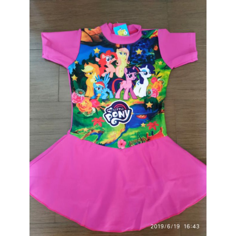 Jual BAJU RENANG ROK GAMBAR KUDA PONI ANAK TANGGUNG ANAK BALITA 2-5TH ...