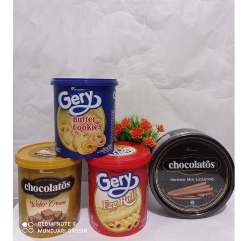 Jual Gerry butter cookies Gery eggroll chocolatos wafer cream twistul ...