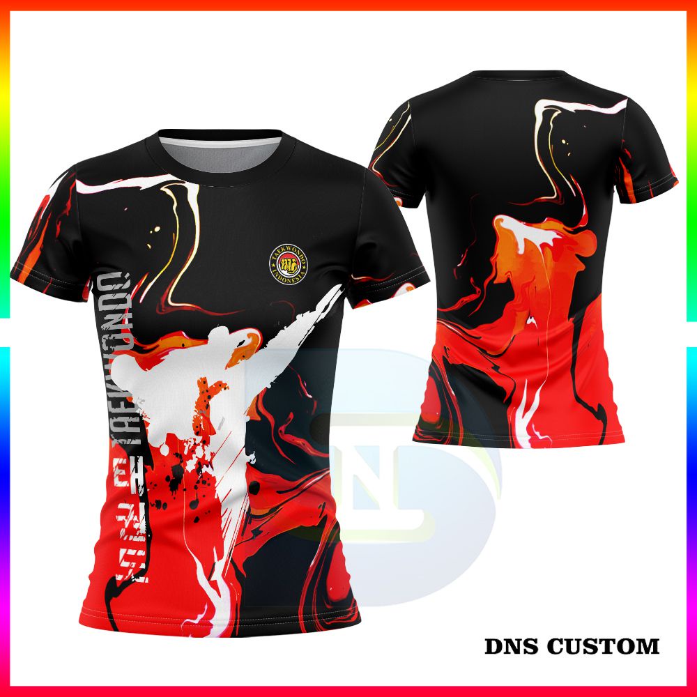 Jual Baju Kaos T-shirt Wanita Termurah 2022 Taekwondo Indonesia Jersey ...