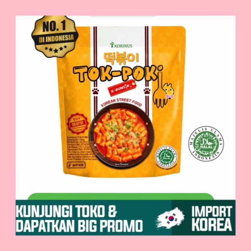 Jual Tteokbokki/Toppoki/Tok-poki Pedas Instan (Baca Deskripsi Sebelum ...