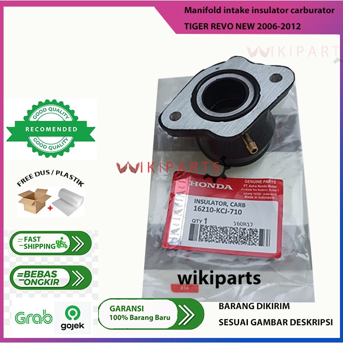 Jual Manipul manifold manipol karet intake insulator carburator tiger revo new baru 2006 - 2012 ...