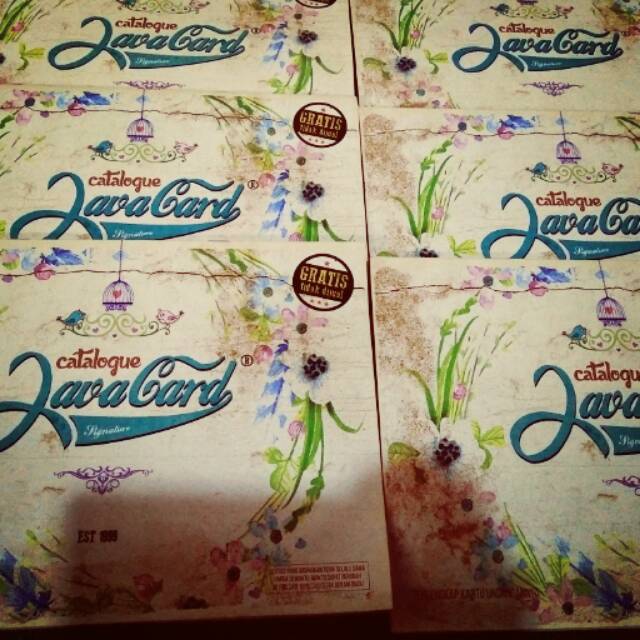 Jual Katalog undangan java card | Shopee Indonesia