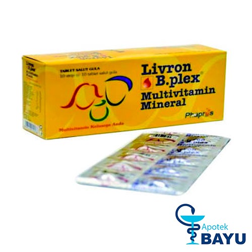 Jual LIVRON B-PLEX MULTIVITAMIN & MINERAL 10 TABLET | Shopee Indonesia