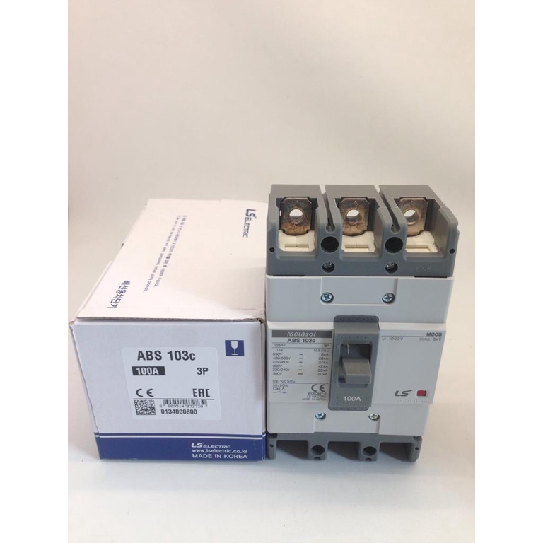 Jual MCCB 3P 100A Type ABS-103c / 42KA Merk LS | Shopee Indonesia