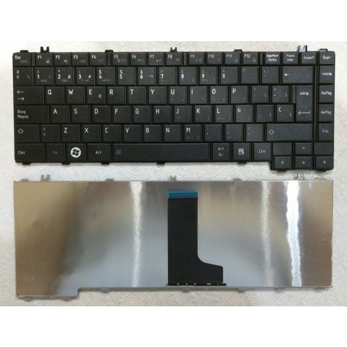 Jual keyboard laptop Toshiba L645 C600 C640 L600 L630 L635 L640 BLACK ...