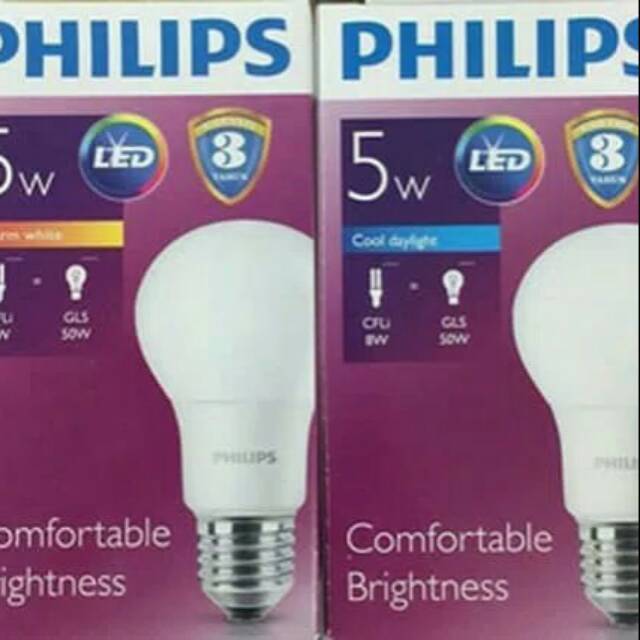 Jual Lampu Led Philips Bulb 5 Watt | Shopee Indonesia