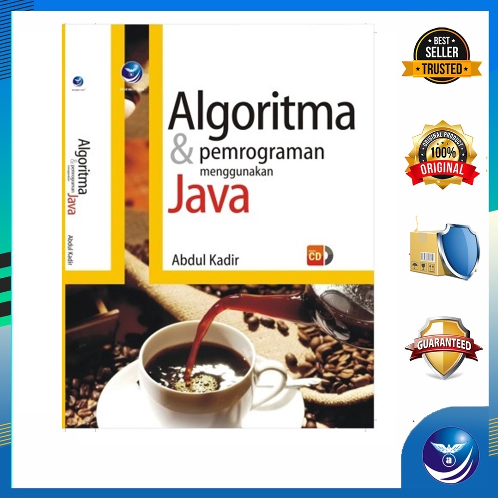Jual Penerbit Andi - Algoritma Dan Pemrograman Menggunakan Java + cd ...