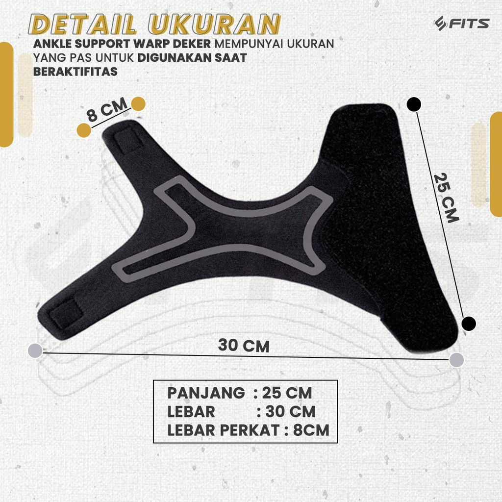 Jual SFIDN FITS Ankle Support Wrap Deker Penyangga Engkel Kaki | Shopee ...