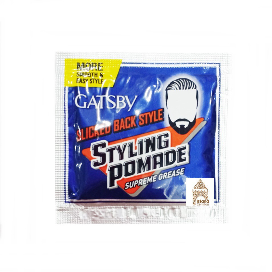 Jual (1pc) GATSBY Styling Pomade Sachet | Shopee Indonesia