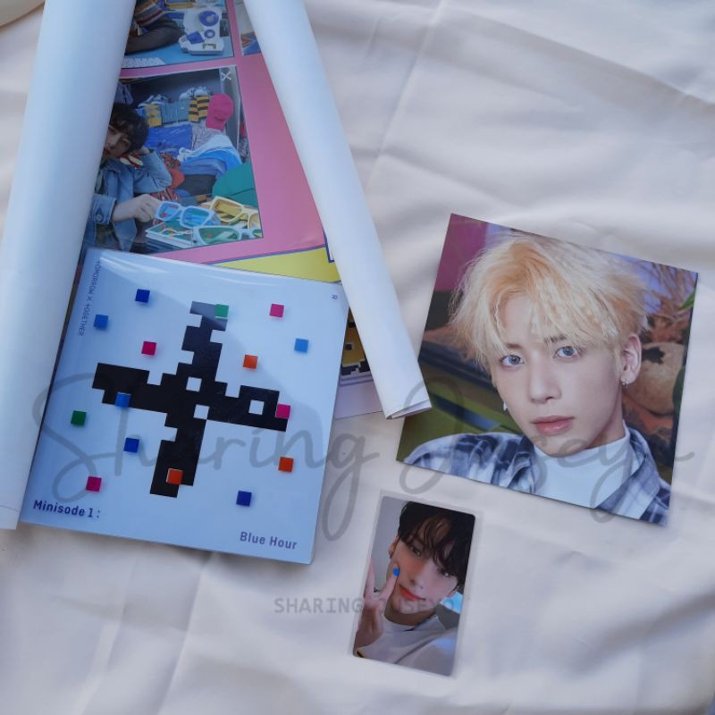 Jual TXT OFFICIAL ALBUM BLUE HOUR FULLSET + POSTER (PC HEUNINGKAI ...