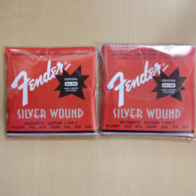 Jual senar gitar fender akustik silver wound 1set | Shopee Indonesia
