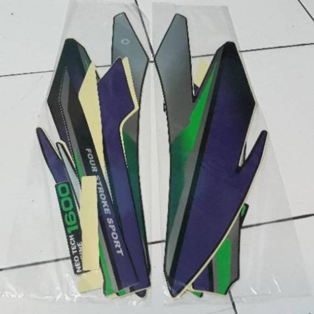 Jual striping sticker lis sticker standar motor honda GL PRO 1997 ...