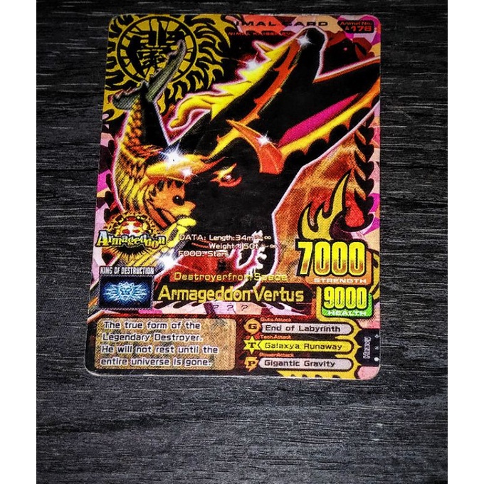 Jual ARMAGEDDON VERTUS ULTRA RARE EVOLUTION 7 A-176E ANIMAL KAISER CARD ...