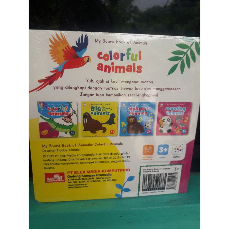 Jual buku my board book of animals (colorful animals) | Shopee Indonesia