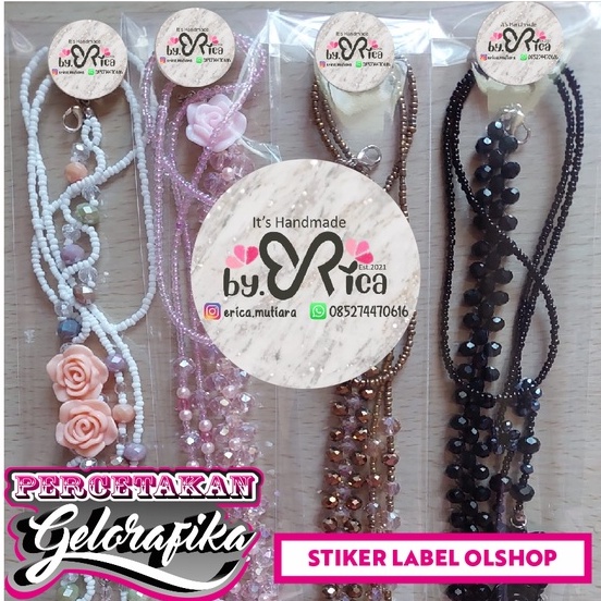 Jual STIKER LABEL NAMA / TOKO / BRAND PRODUK HANDTAG STIKER AKSESORIS ...