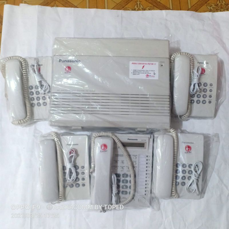 Jual PAKET PABX PANASONIC 3 LINE 8 EXTENSION | Shopee Indonesia