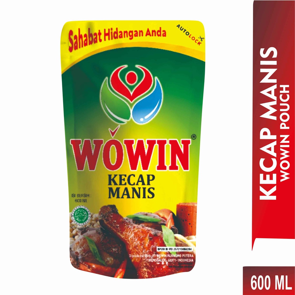 Jual Kecap Manis Wowin Pouch ORI 600 Ml | Shopee Indonesia