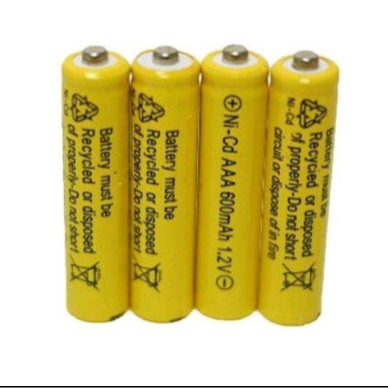 Jual Temukan Battery Rechargeable AAA Ni-Cd Baterai Isi Ulang A3 600Mah ...