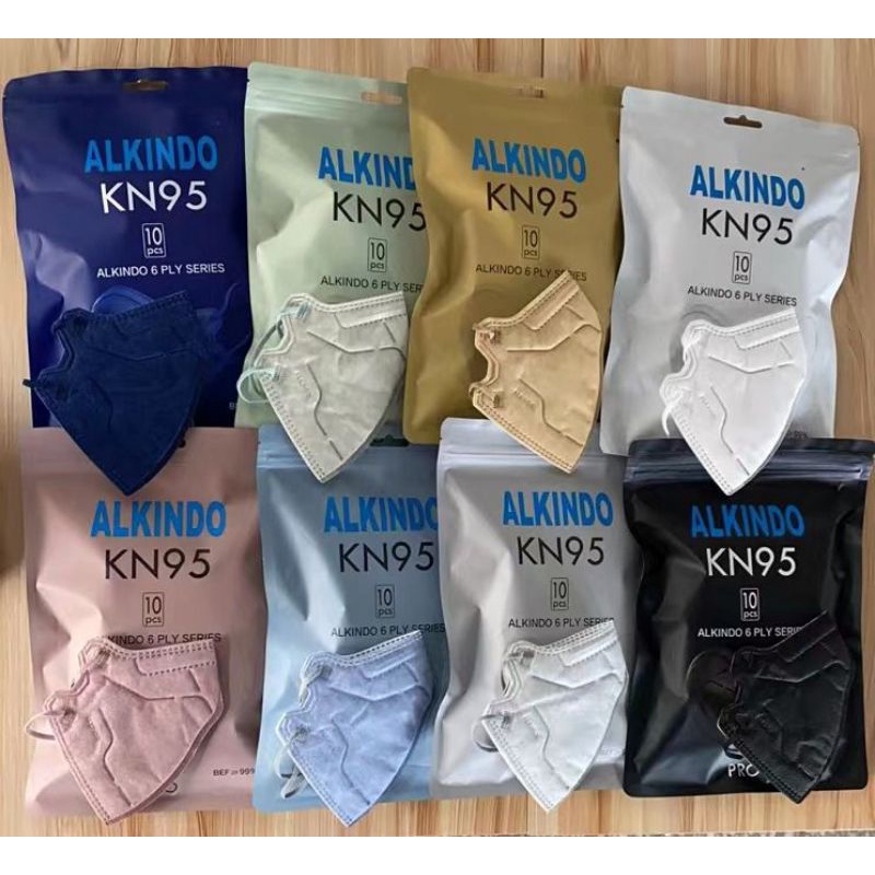 Jual Alkindo Masker KN95 Warna Ijin Kemenkes 1 Pack Isi 10 Pcs | Shopee Indonesia
