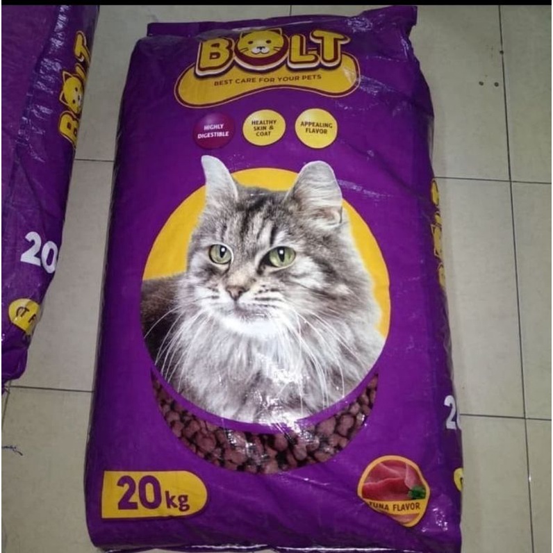 Jual Bolt tuna bentuk ikan - 20kg cat food | Shopee Indonesia