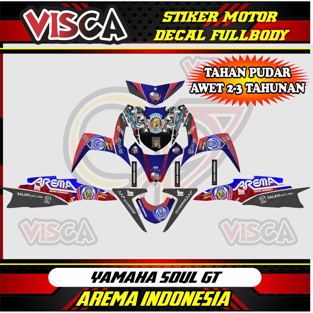 Jual decal soul gt decal soul gt decal soul gt full body stikersoul gt ...