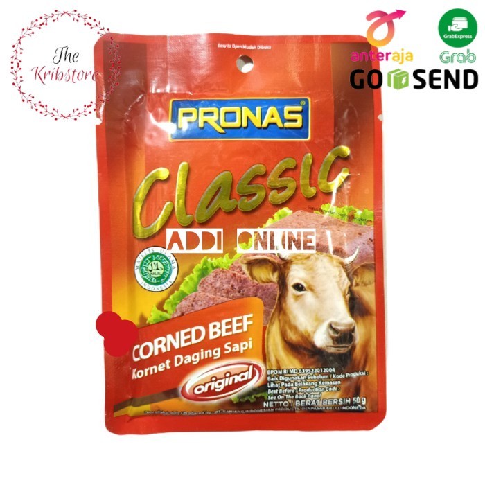 Jual PRONAS Korned Beef Kornet Daging Sapi Classic Original Sachet 50g ...