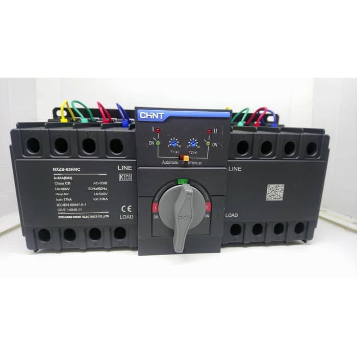 Jual Panel Automatic Transfer Switch (ATS) PLN-Genset NXZB-63H/4C 63A Chint | Shopee Indonesia