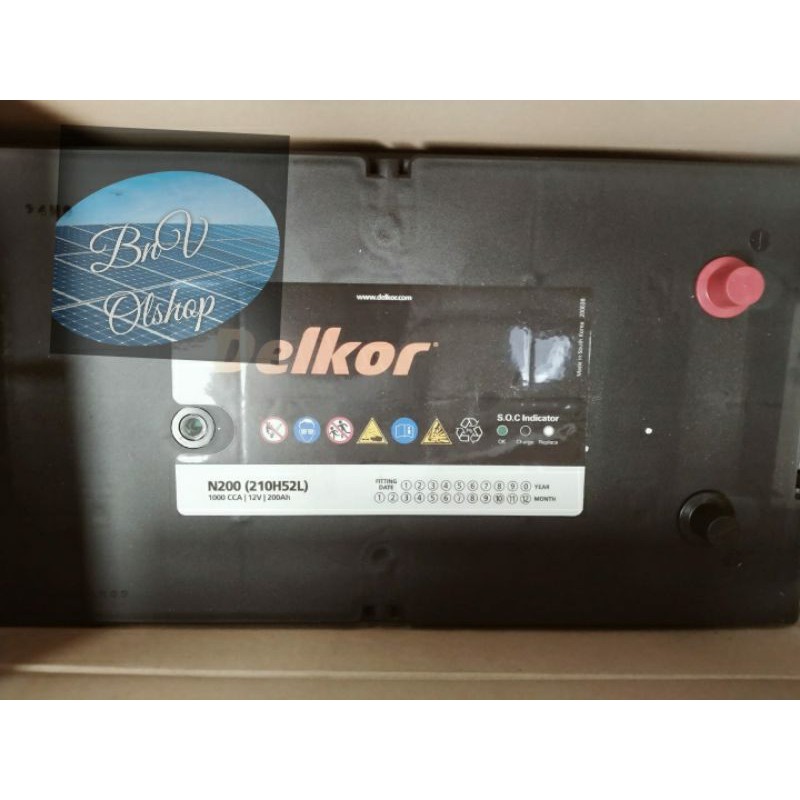 Jual Delkor N200 SMF 12v 200ah | Shopee Indonesia
