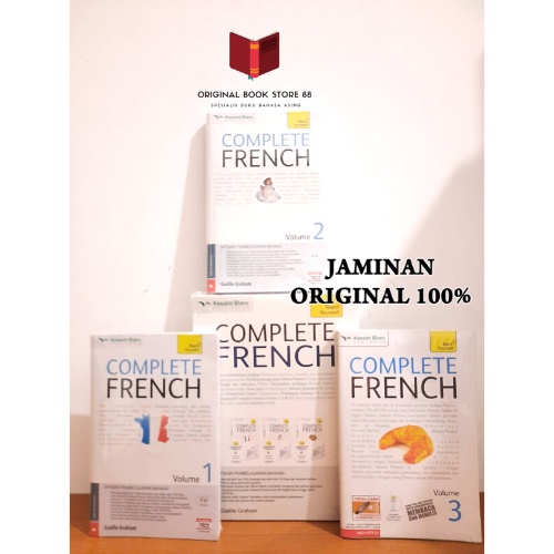 Jual Buku Paket Complete French Vol 1, Vol 2, Vol 3 serta 3 CD | Shopee ...