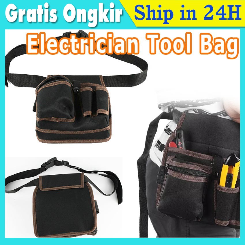 Jual Tas Pinggang Perkakas Tas Menyimpan Alat Alay Bengkel Kunci Obeng ...