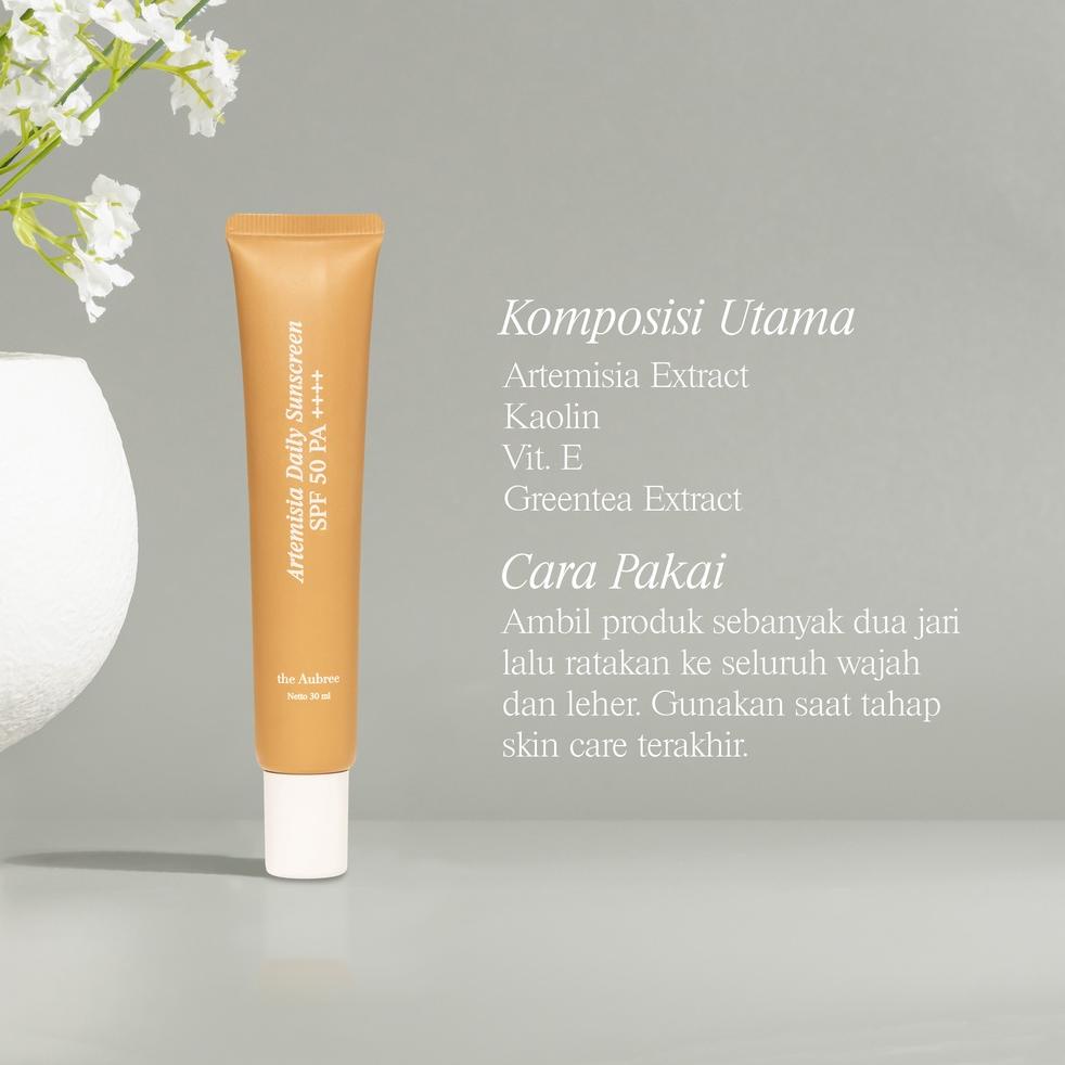 Jual 99k$ The Aubree Artemisia Daily Sunscreen SPF 50 PA ++++ 30 ml ...