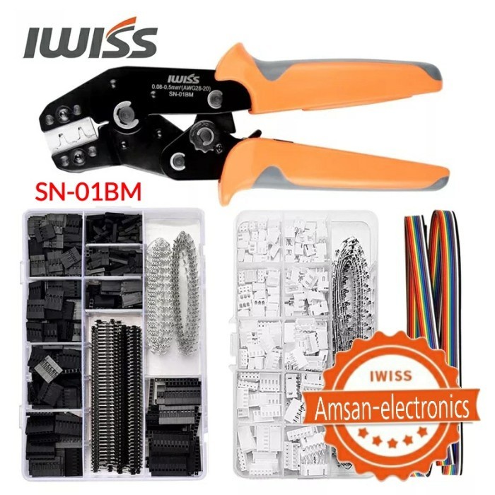 Jual IWISS SN-01BM Tang Crimping Terminal Molex JST PH2.0 XH2.54 Dupont ...