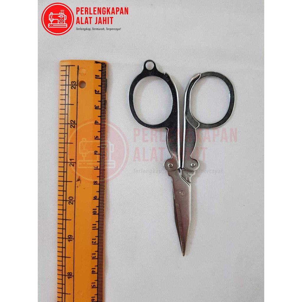 Jual Gunting Lipat Besi Kecil Serbaguna (Folding Scissors) | Shopee ...