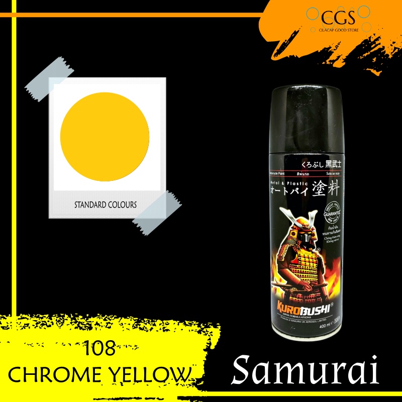 Jual Pilok Samurai CHROME YELLOW 108 - pilok samurai kuning - pilok ...