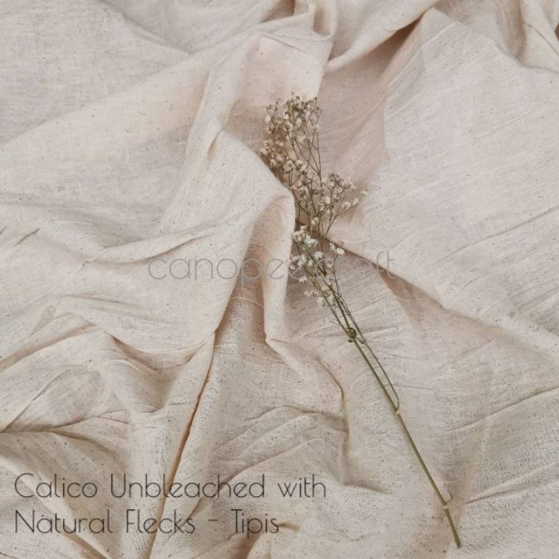 Jual Kain Calico with Natural Flecks Alas Foto Kain Backdrop Natural ...