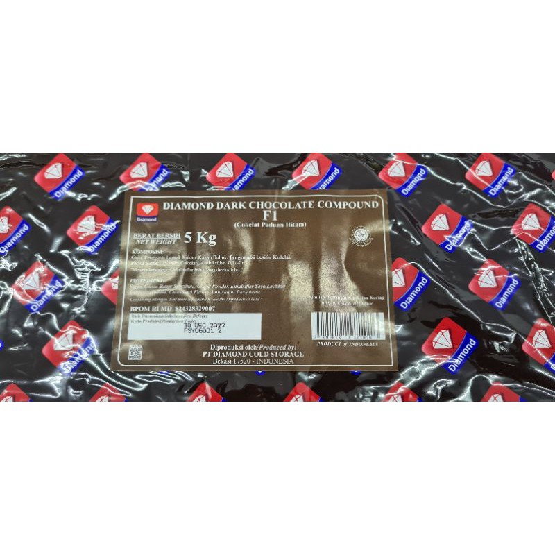 Jual Coklat Diamond Dark Compound 5kg | Shopee Indonesia
