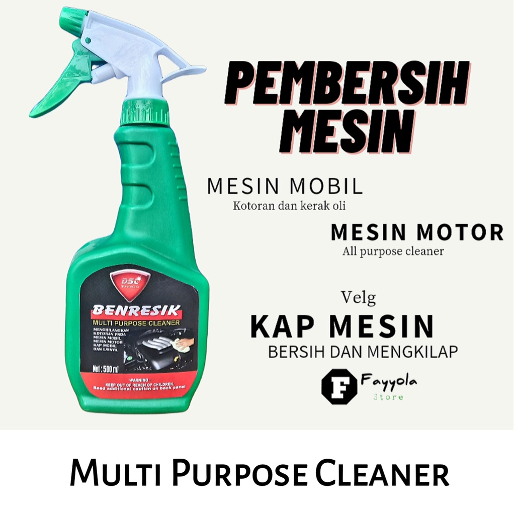Jual Pembersih Mesin Mobil & Motor / Multi Purpose Cleaner / Benresik ...