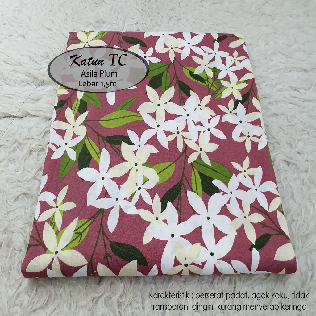 Jual KATUN TC ASILA PLUM (0,5M) | Shopee Indonesia