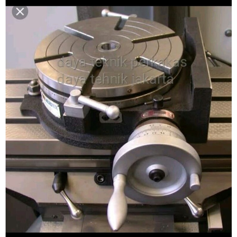 Jual rotary table 6" 150mm-meja milling putar horizontal vertical ...